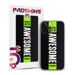 Buy PROSKINS Be Awesome 3D Textured Mobile Back Skin/Sticker Only for ...