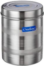 Buy NEELAM Stainless Steel 22, 22Gauge Diamond Deep Dabba - 13800 ml ...