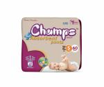Buy Champs baby diaper high absorbent baby pant diapers - Small Size ...