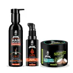 Buy Welkin Skin Care Beard Growth Oil & 3 in 1 Hair Growth Shampoo ...