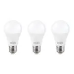 Buy Philips 12-Watt E27 Base Led Bulb (Crystal White) - Pack Of 3 ...
