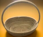 Buy AK CANE & BAMBOO_Handcrafted Natural Cane Flower Basket (10 x 8 ...