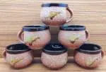 Buy Millions joy Ceramic Tea/Coffee Cups Matka Shape Latest Design Big ...