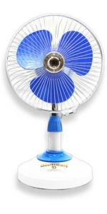 Buy Santosh 9 Inch All Rounder Mini Stand Fan Blue 225 mm Ultra High ...