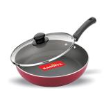 Buy Rasoiya Plus 24cm Dia 3mm Thickness Aluminium Non Stick Regular ...