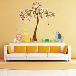 Buy SYGA Jungle zoo animals Wall Stickers D_HSUE Online at Best Prices ...