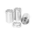 Buy Dynore Stainless Steel Set of 3 See through canister Capacity 2750 ...