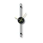 Buy RAP CREATION Nordic Minimalist Gold Needle Metallic Wall Clock for ...