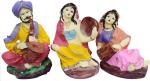 Buy Gw Creations Multicolor Polyresin Decorative Showpiece - Sitar ...