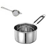 Buy Ashoka Stainless Steel Heavy Gauge Rust-free Saucepan/Teapan/Soup ...