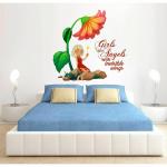 Buy Wallzone Multicolor Pvc, Vinyl Angles Large Wallsticker, 70 X 60 Cm ...
