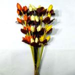 Buy Palesaa Orange White Yellow Brown Tulip Delphinium Multicolor ...
