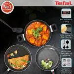 Buy Tefal Simply Chef 4 Piece Non-Stick Cookware Set (Rio Red) Online at Best Prices in India ...