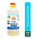 Buy Shree Badri- Cold Pressed Virgin Coconut/ Nariyal oil 445 ML ...