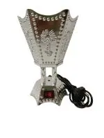 Buy toynetics Metal Bakhoor Dani Dhoop Dani Electric Burner Camphor ...
