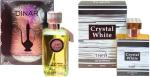 Buy Aa Aromas Dinar And Crystal White Eau De Parfum For Men And Women, 75 Ml Each (Pack Of 2 ...