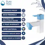 Buy PureFlow EDGE Pillar Cock PTMT Water Taps (5 Year Warranty ) Online ...