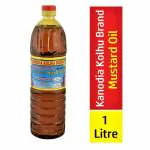 Buy KANODIA KOLHU BRAND KACHI GHANI MUSTARD OIL / SARSO OIL - 1 LITRE ...