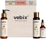 Buy VEBIX PROFESSIONAL Hairfall Control Regimen Dry Scalp Ayurvedic ...