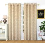 Buy Golden Legacy 213.36 cm (7 ft) Velvet Room Darkening Door Curtain ...