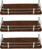 Buy STIMULUS Acrylic Stylish Wall Mount Bathroom Shelf With Running ...