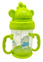 Buy Te Quiti Green Plastic Leakproof Durable BPA Free Non-Toxic Baby Sipper With Straw 200ml ...