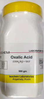 Buy ISOCHEM LABORATORIES Oxalic Acid (500 GM) Assay 99.5% Min Online at ...