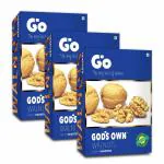 Buy Go Organic Light Quarters Kashmiri Walnuts (Without Shell) 750 gm| Pack of 3 Akhrot Giri ...