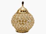 Buy METALEX CREATION Brass & Crystal Matki Shape Akhand Diya/Table ...