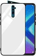 Buy RICHBURG OPPO Reno 2z White Glass Light Weight Mobile Back Cover ...