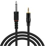 Buy SeCro 3.5mm 1/8" Male Stereo to 6.35mm 1/4" Mono Male Audio Cable Gold Plated-10 Meter(32 ...