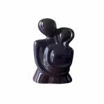 Buy WEME HOMES Modern Black Couple Ceramic Showpiece for Home Decor ...