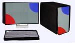 Buy GUTSAV SALES COMPUTER COVER 3 SET COVER 17 INCH MONITER, KEYBOARD ...