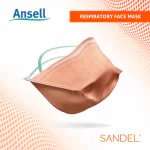 Buy Ansell Sandel FFP2 Respiratory Anti Virus Equivalent to N95 ( Pack ...