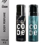 Buy Wild Stone Code Chrome and Steel Body Perfume Combo For Men, 120 ml ...