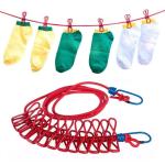Buy MyHomesWorld Cloth Drying Rope with Hooks (Pack of 1) Elastic ...