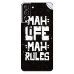Buy GADGETSWRAP Printed Vinyl Skin Sticker for Samsung Galaxy S21 - mah ...