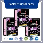 Buy EXTRA SURE MAXI CARE 320MM (XXXL) SANITARY NAPKINS 3 PACK OF 120 ...