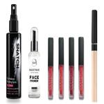 Buy Snatch Makeup Fixer Primer Concealer & Liquid matte Lipstick ( 4 in ...