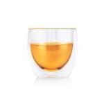 Buy Dancing Leaf Glass Fino Double Walled Cup Online at Best Prices in ...