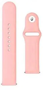 Buy Black Lovies Pink Silicon Smart Watch Strap For Noise Fit Endure ...