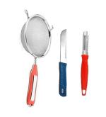 Buy Blue Wonder Stainless Steel Soup Stainer/Channi with Kitchen Tool ...