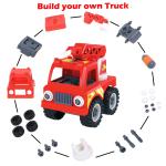 Buy Mighty Machines Buildables - Aerial Fire Truck, Vehicles can Build and Combine for kids 3 ...