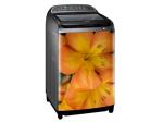 Buy Divinedesigns Multicolor Vinyl Yellow Lilly Flower Washing Machine ...
