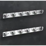 Buy Plantex Aluminum Hook Rail with 6 Hooks for Walls of Bathroom ...