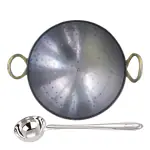 Buy SHINI LIFESTYLE Iron Kadhai, Loha kadai for Cooking and Deep Frying ...