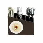 Buy COCKTAIL Wooden MDF Slope Spoon Stand, Cutlery Holder, Spoon Holder ...