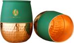 Buy Atya Luxury Green Copper Juice Glass, 225 Ml (Pack Of 2) Online at ...