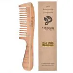 Buy P Organics Eco-Friendly Neem Wood Parlour Comb Online at Best ...