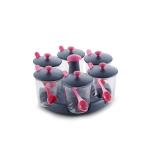 Buy OLIX 360 Revolving Multipurpose Pickle Aachar with Spice Stand ...